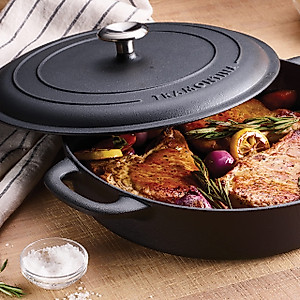 Tramontina Covered Cast Iron Skillet 12.5 inch, 80131/340DS