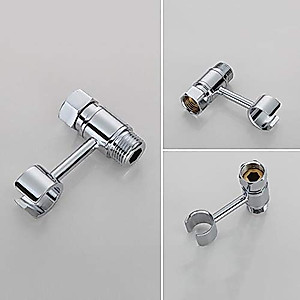 JIYTG Bidet Faucet All Copper Hand Held Bidet Sprayer Hygiene Kit Diaper Sprayers Toilet Spray Gun Toilet Bidet Flusher