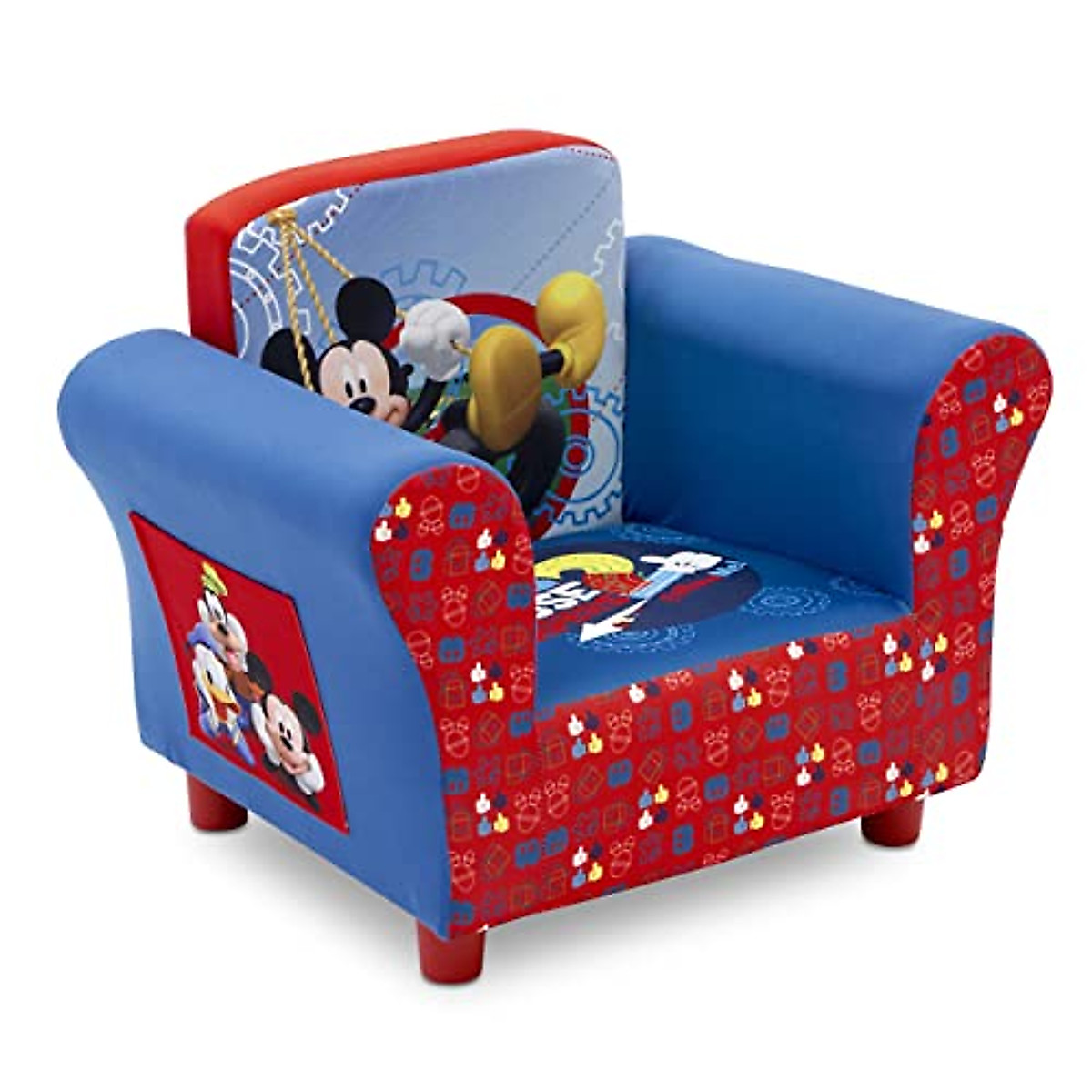 Delta Children Upholstered Chair, Disney Mickey Mouse