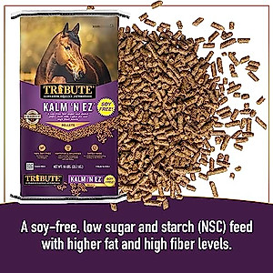 TRIBUTE Soy-Free Kalm 'N EZ Pellet for Horses, 50 lb Bag