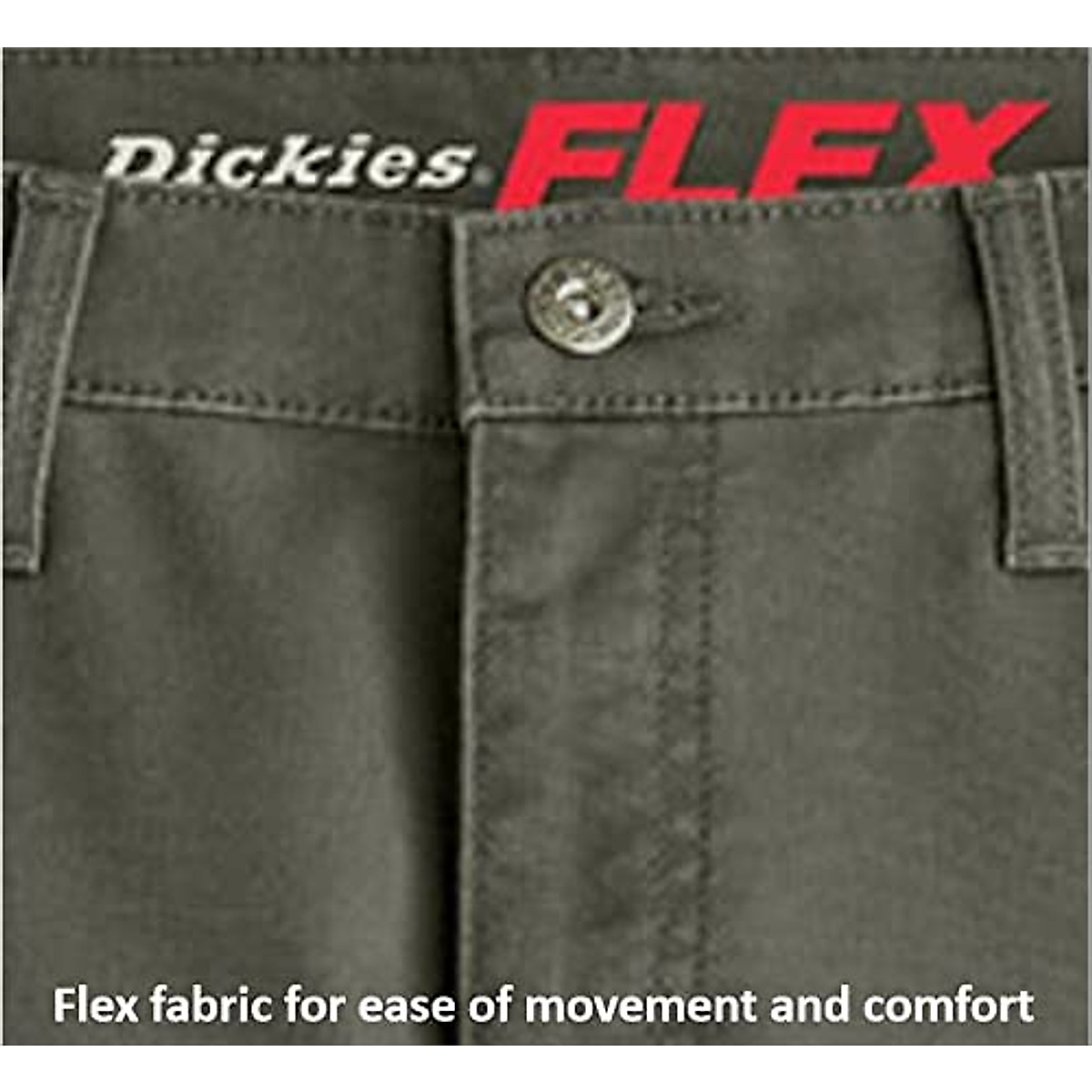 Dickies mens Tough Max Duck Carpenter Pants, Stonewashed Timber, 38W x 34L US