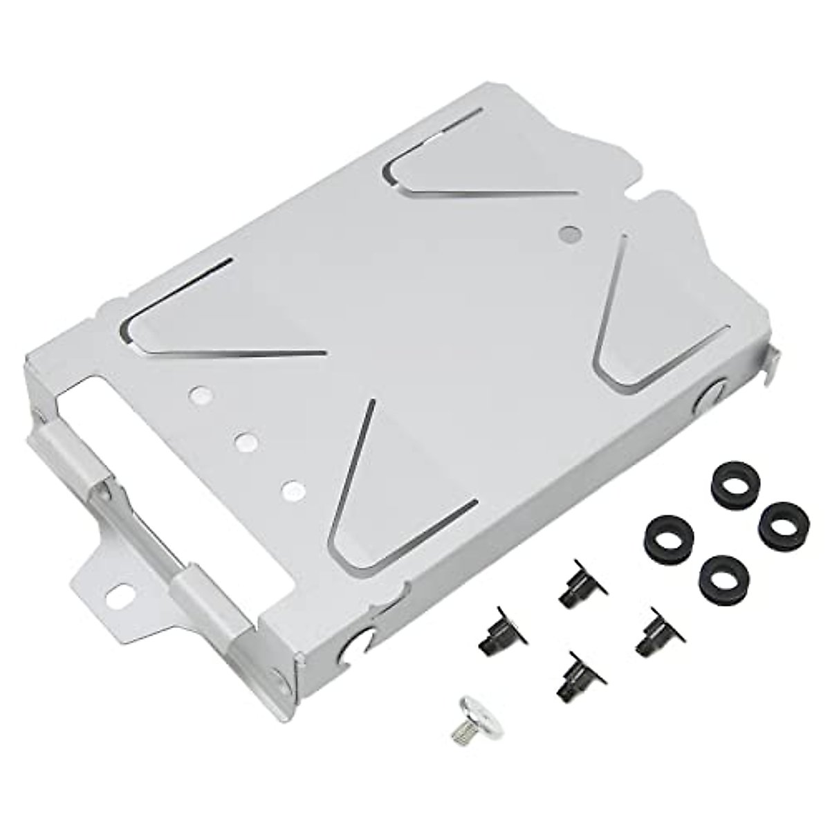 Wuqioei for PS4 Pro Hard Disk Drive HDD Mounting Bracket, Ultra Thin Protective Console Hard Disk Drive Tray for PS4 Pro, Precise Cut and Sizing Design