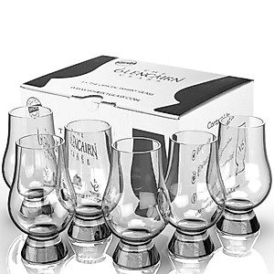 Glencairn Crystal Whiskey Glass, Set of 6, Clear, 6 Pack