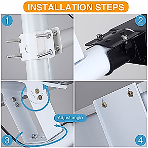 WisHomee 800W LED Solar Street Lights, Outdoor Dusk to Dawn Pole Light with Remote Control, Waterproof, Ideal for Parking Lot, Stadium, Yard, Garage and Garden (Cool White)