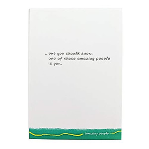Blue Mountain Arts Greeting Card “Amazing People” Is a Perfect Birthday, Christmas, or “Thinking of You” Card for Someone You Appreciate More Than You Could Say, by Ashley Rice, WC401