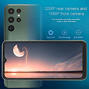 PUSOKEI Unlocked Smartphone, 4G Mobile Phone with Stylus, 6.52 inch FHD Screen, 4GB RAM 64GB ROM, 16MP+32MP Camera, Navigation System, 5G WiFi, Face Unlock, Android12, 4500mAh Battery