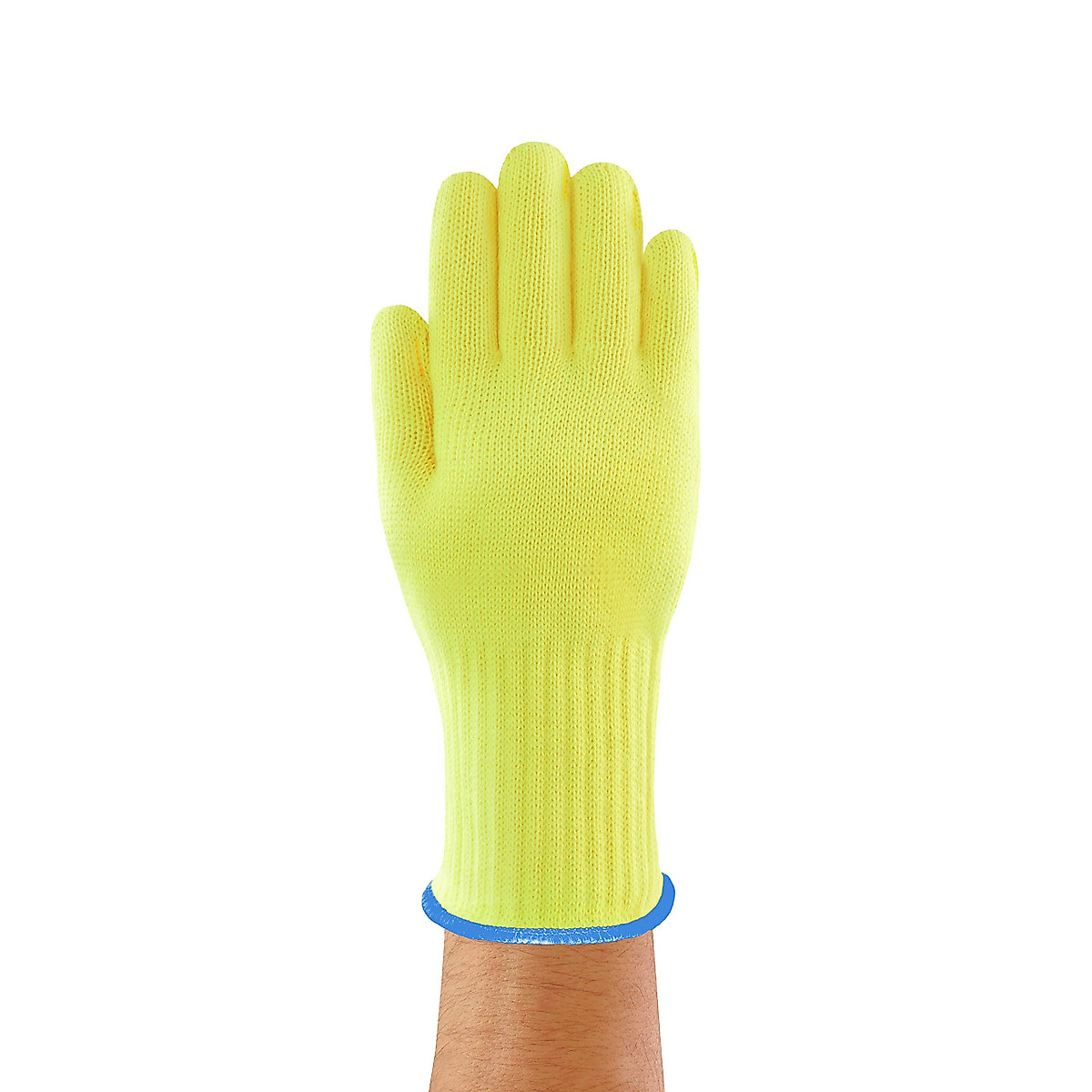 Ansell ActivArmr Heat-Resistant 43-113 Industrial Kevlar Work Gloves w/Silica Fiber Core for Machinery, Equipment - Size 10, Yellow (36 Pairs)