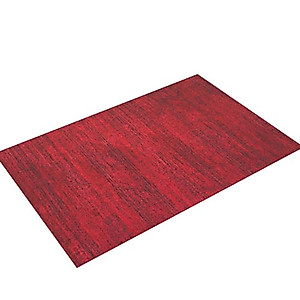 SAFAVIEH Adirondack Collection Area Rug - 6' x 9', Red & Black, Modern Abstract Design, Non-Shedding & Easy Care, Ideal for High Traffic Areas in Living Room, Bedroom (ADR117F)