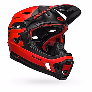 Bell Super DH MIPS Adult Mountain Bike Helmet - Fasthouse Matte Red/Black (2022), Large (58-62 cm)