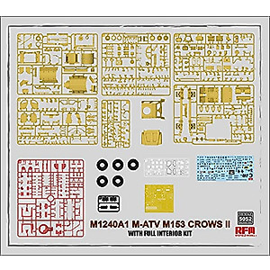 RFMRM5052 1:35 Rye Field Model M1240A1 M-ATV M153 Crows II with Full Interior [Model Building KIT]