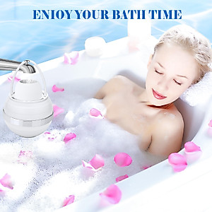 NIROKET Bath Ball Filter-Bathtub Water Filter Removes Hundreds of Contaminants for Softer, Smoother Skin | 2,500 Gallons of Filtration | BPA Free