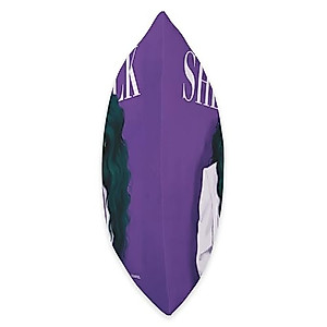 Marvel Avenger She-Hulk Jen Walters Women’s History Purple Throw Pillow
