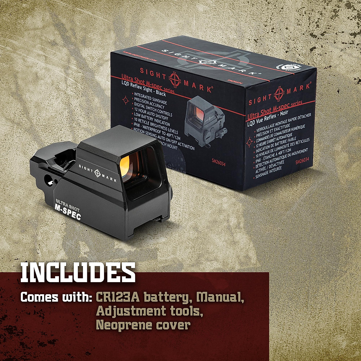 Sightmark Ultra Shot M-Spec LQD Reflex Sight