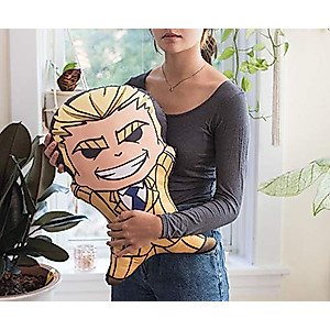 Official My Hero Academia Character Pillow - 20-Inch All Might Doll Body Replica - Gift for Friends, Family, and Fans - Bed, Couch, Room Decoration - Soft Throw Cushion - Licensed Merchandise