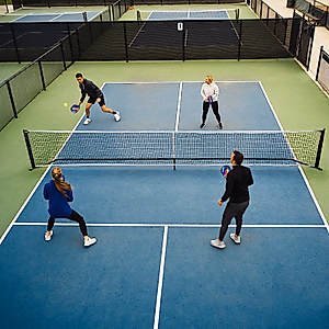 RXUTOTE Portable Pickleball Net Set, 22 FT USAPA Regulation Size for Full Court System Outdoors Driveway Matches, Easy Setup to Experience Competitive Pickle Ball Game Anywhere