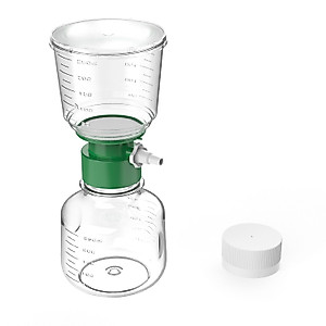 250mL Bottle Top Vacuum Filter,with 0.22um Pore Size PES(polyethersulfone) Membrane,Sterile Disposable Vacuum Filter Units,Individually Packaged,case of 12, by Biomed Scientific