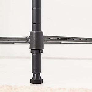 MZG Steel Storage Shelving 3-Tier Grey Utility Shelving Unit Steel Organizer Wire Rack for Home,Kitchen,Office (18-in W x 12-in D x 26-in H)