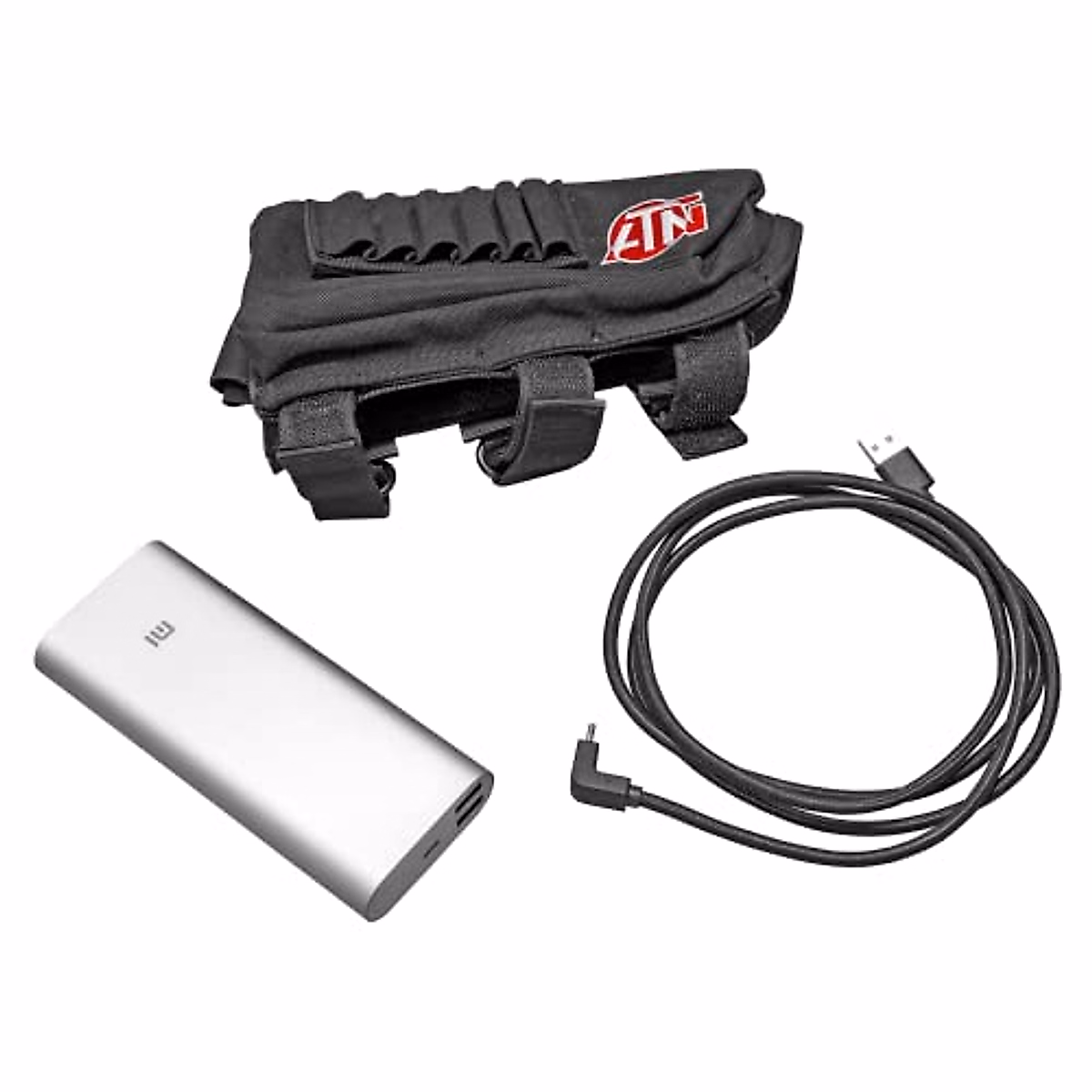 ATN Power Weapon Kit 20,000mAh Battery Pack w/USB Connector, provides up to 22 hrs of continuous use Black