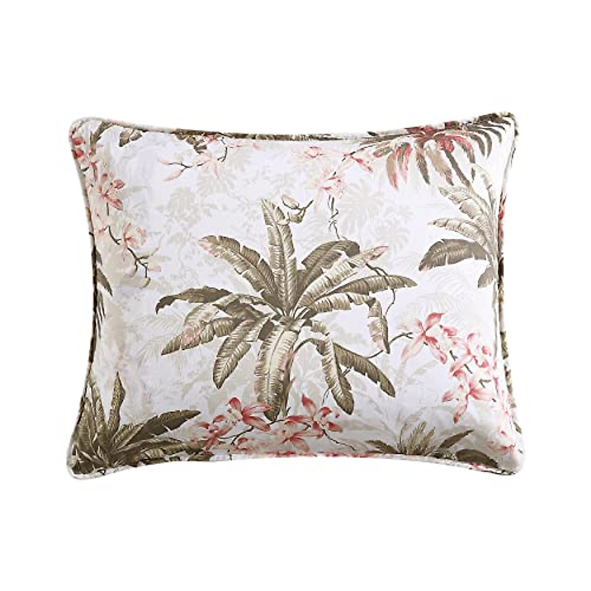 Tommy Bahama - Daybed Set, Cotton Bedding with Matching Shams & Pillow Cover, Lightweight Home Decor for All Seasons (Bonny Cove Beige, Daybed)