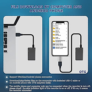64GB Mini Digital Voice Recorder,Magnetic Voice Activated Recorder with 12 Days Recording Capacity,30 Hours Battery Time,Rechargeable Portable Audio Recorder for Meeting Interview