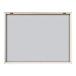 Kate and Laurel Blake This Week Framed Printed Glass Dry Erase Board by The Creative Bunch Studio, 18x24 Natural, Printed Glass Wall Décor