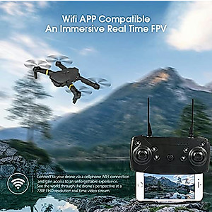 Remote Control Drones with Camera for Adults 4K, Flying Toys with 3-level Flight Speed 4 Channel Drones for Kids 8-12 with Camera Rc Plane Helicopters for Kids Cool Stuff Gifts for Men (Black)