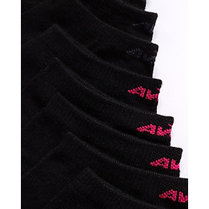 Avia Women's Athletic Socks - Lightweight Low Cut Running Socks (10 Pack), Size 4-9, Black 2