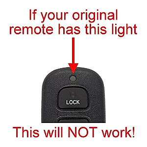 Discount Keyless Replacement Trunk Shell Case and Button Pad Compatible with GQ43VT14T