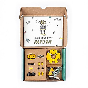 The Off Bits InfoBit Build Your Own Robot Toy Construction Set, Educational STEM Activities Learning Kit, Creative Build and Play Model Kit Steam Toys for 6 7 8 9 10+ Year Old Boys and Girls