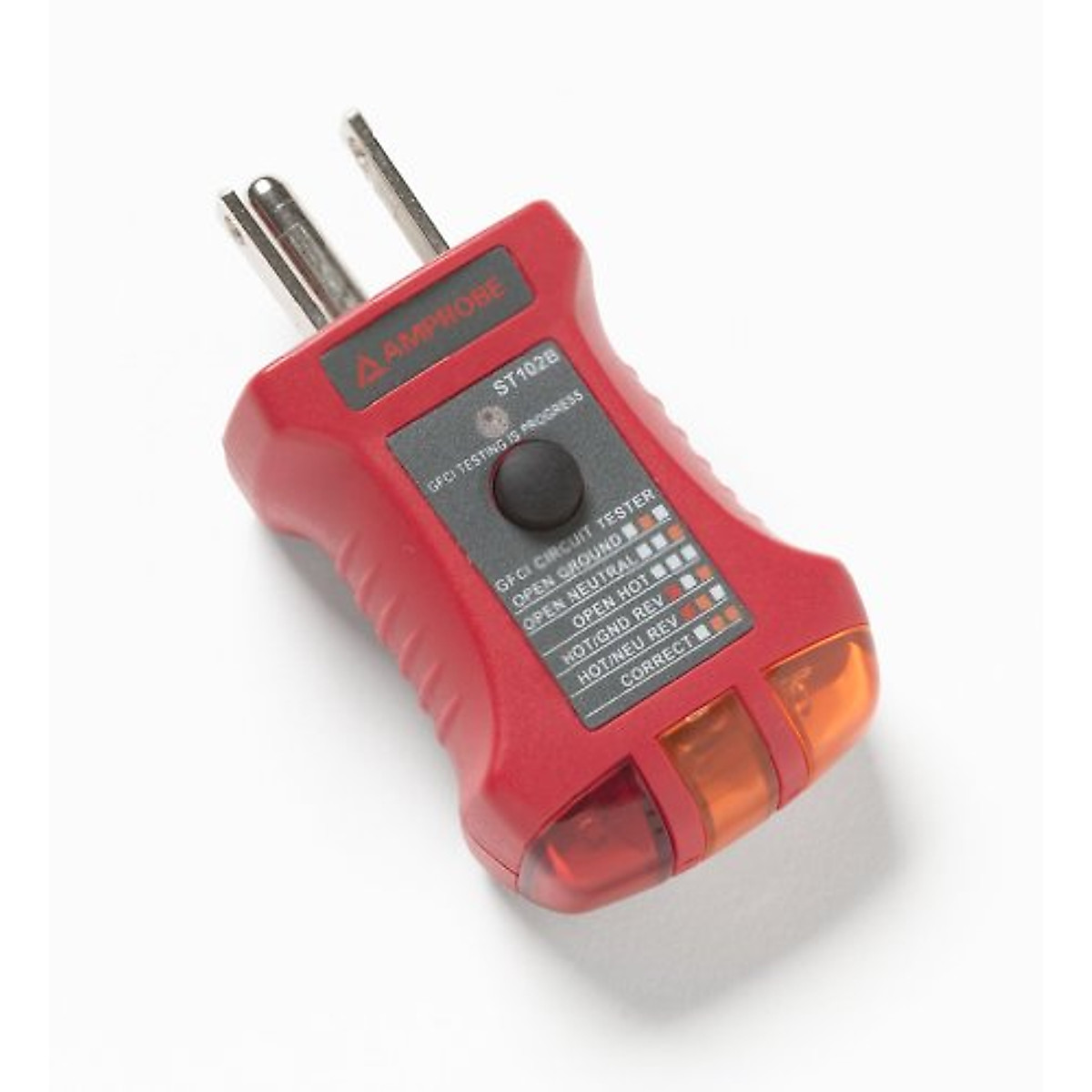Amprobe ST-102B Socket Tester with GFCI, Red