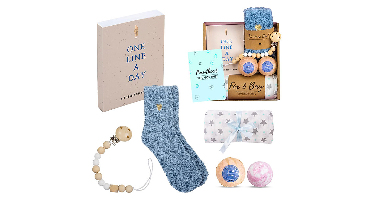 Becta Design New Mom Gift Basket - Perfect Pregnancy & Baby Shower Gift