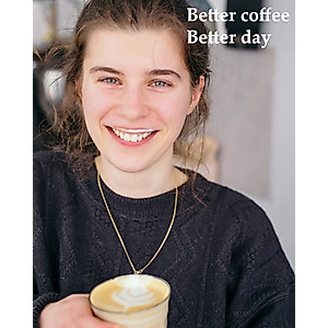 COKUNST Electric Milk Frother Handheld Rechargeable USB C, Powerful Milk Frother with Stand, Mini Drink Mixer Electric Handheld, Durable Whisk Coffee Milk Frother for Cappuccino, Latte, Hot Chocolate