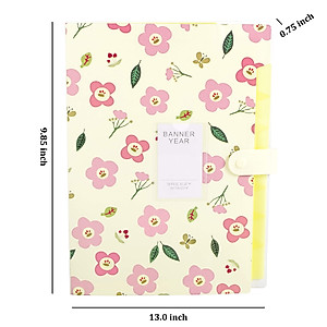 Expanding Files Folder 8 Pockets A4 Accordion File Organizer,Index Accordion Binder High Capacity Expanding Document Folder for Business Office Study Yellow