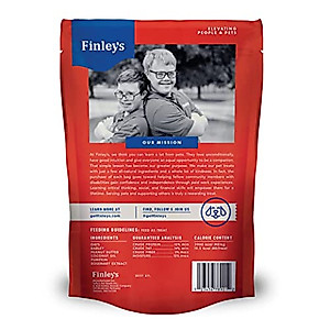 Finley's Peanut Butter & Pumpkin Dog Biscuits Treats for Dogs Made in USA | Natural Peanut Butter & Pumpkin Dog Treats | Wheat Free Dog Treats | Healthy Dog Treat Bags (12 oz)