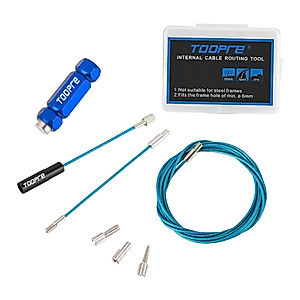 Road Bike Internal Cable Routing Tool, Cycling Housing Replaceable Hose Threading Aluminum Alloy for Install Bike Frame Repair, Standard