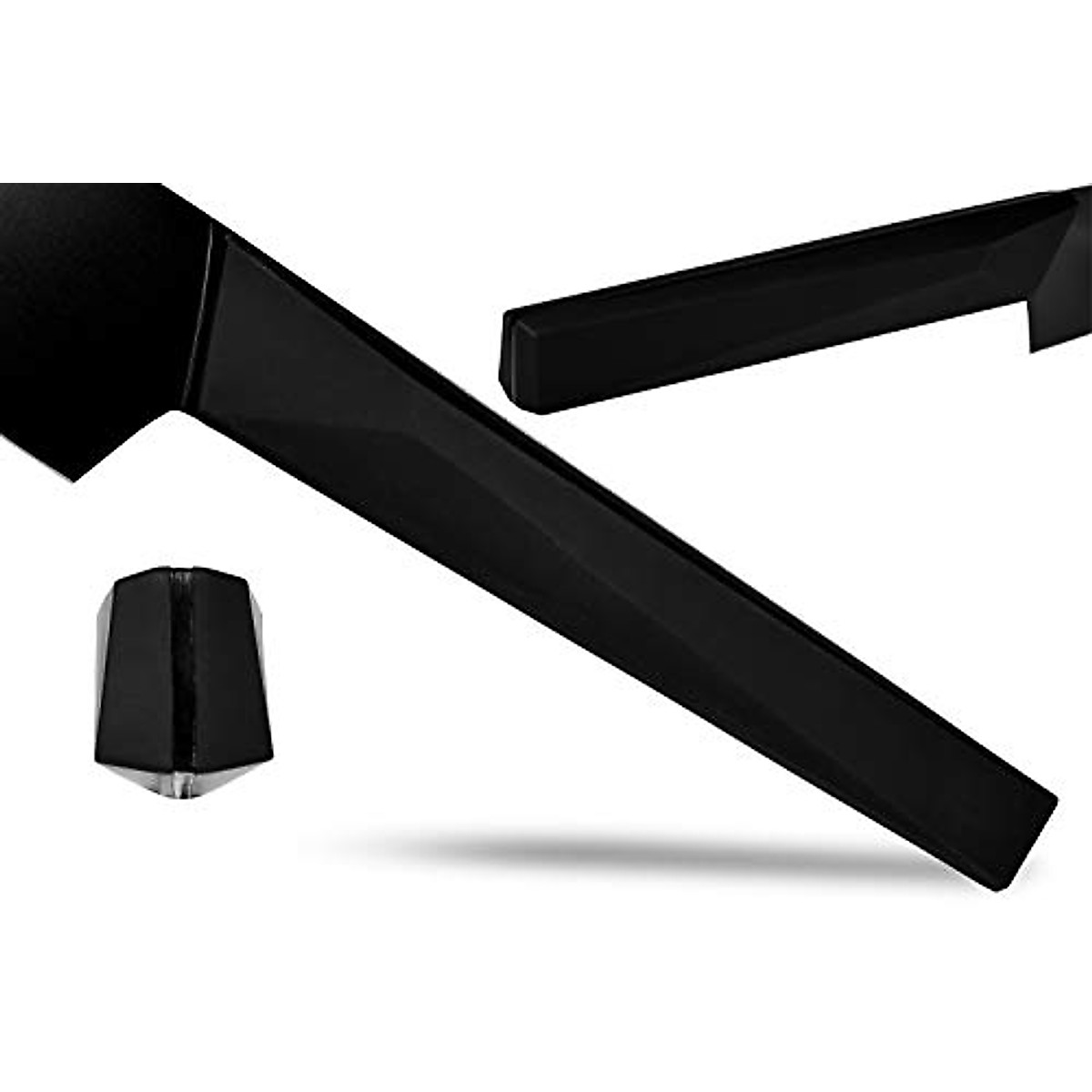 Seki Japan Via Kitchen Japanese Utility Paring Knife, Molybdenum Steel Fruit Knife, TPR & ABS Handle, 100 mm (3.9 in)