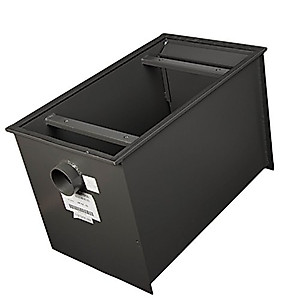 Wentworth 70 Pound Commercial Grease Trap Interceptor for Restaurant Under Sink Kitchen, 35 GPM, WP-GT-35