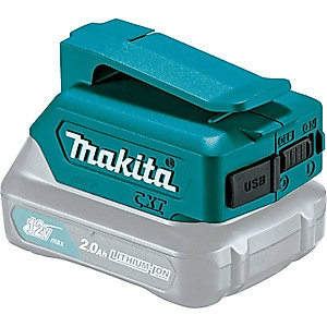 Makita VJ04R1 12V max CXT Lithium-Ion Cordless Jig Saw Kit (2.0Ah) with ADP06 12V max CXT Lithium-Ion Cordless Power Source