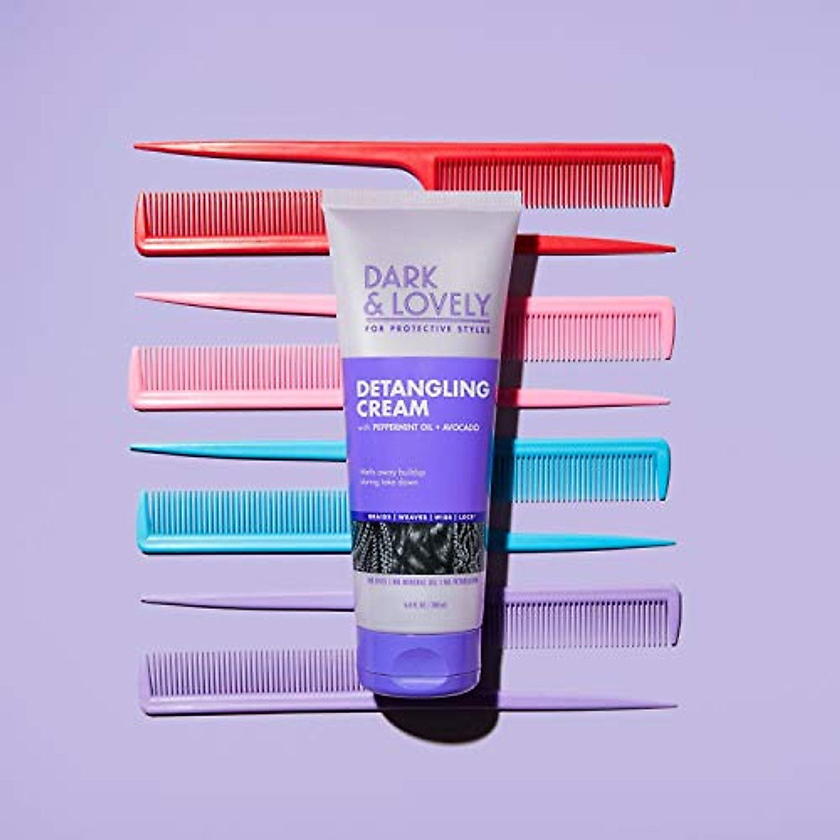 Softsheen-Carson Dark and Lovely for Protective Style Cleansing Water and Cream Detangler Kit Shampoo with Aloe and Conditioner with Avocado and Peppermint, 2 Count