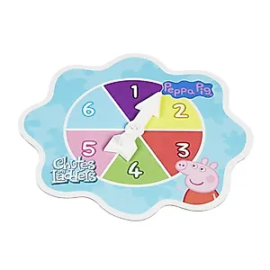 Hasbro Gaming Chutes and Ladders: Peppa Pig Edition Board Game for Kids Ages 3 and Up, Preschool Games for 2-4 Players