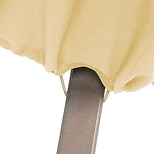 Classic Accessories 58932 Terrazzo High Back Patio Chair Cover,Sand,High Back Dining Chair