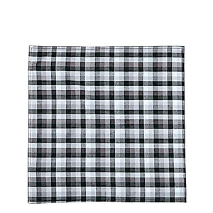 Vera Bradley Women's Cotton Napkin Set of 4, Kingbird Plaid - Recycled Cotton, One Size