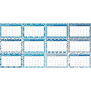 2024 Photo Frame Wall Spiral-bound Calendar (Add Your Own Photos) - 12 Months Desktop/Wall Calendar/Planner - (Geometrics Edition #004)