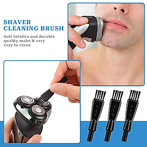 Electric Shaver Cleaning Brush 16 PCS Mens Razor Brush Double-Headed Trimmer Brush Cleaner for Beard Hair Trimmer, Hair Clipper, Razor, Barber, Electric Shaver