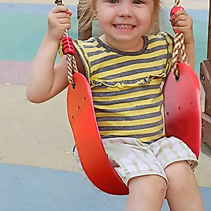 Swing Seats for Kids, Swing, Tree Swing, Swings Seat, 300 Lbs Weight Capacity Swing Board & Rope Outdoor Porch Backyard Playground for Children