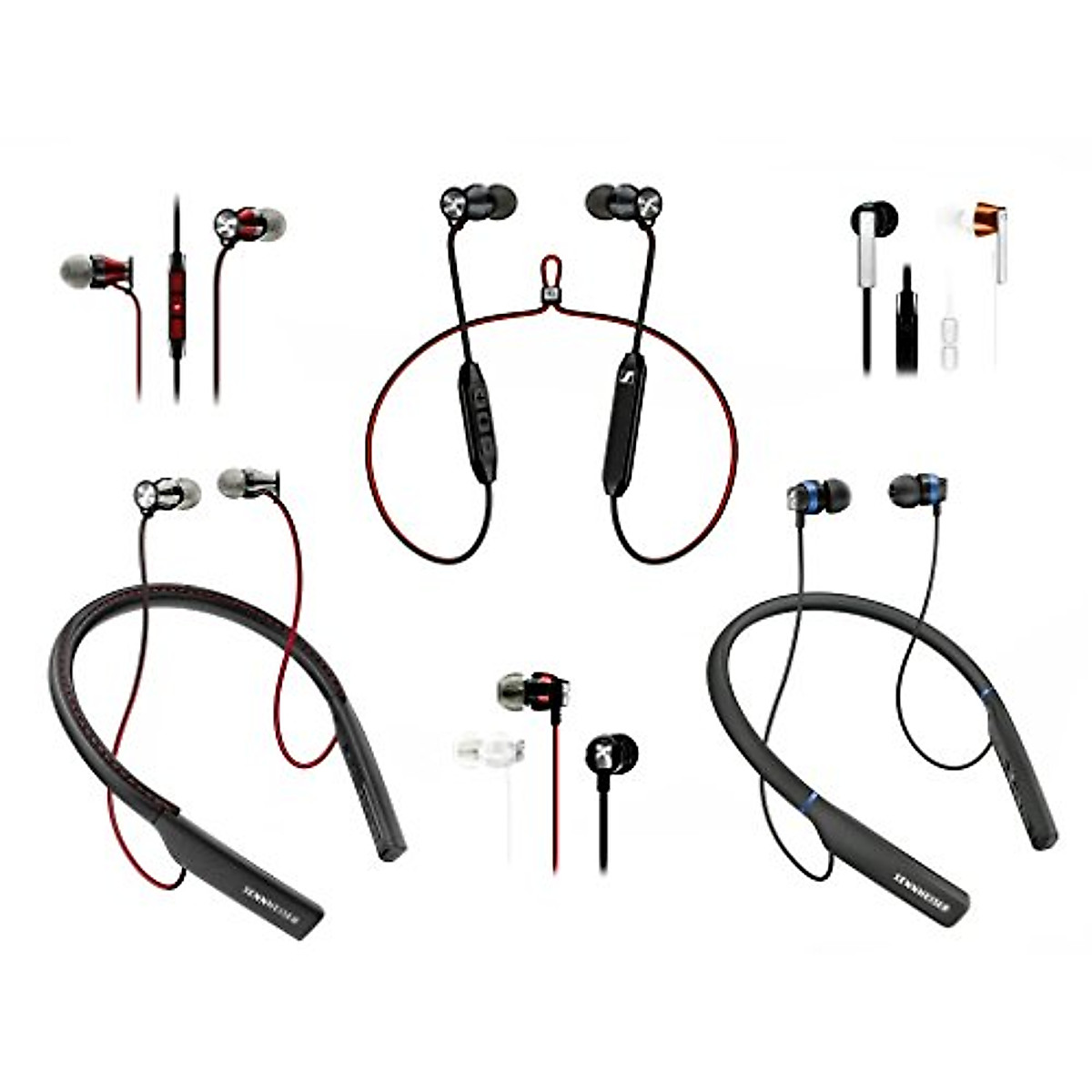 16pcs X-Small (B-NSEN) Noise Isolation Premium Eartips Adapters Compatible with Sennheiser (M2 IE) Momentum I and G CX 3.00 CX 5.00 CX 7.00BT HD1 HD1 Free, HD1 Wireless in Ear Earphones Headphones
