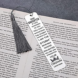 Stocking Stuffers for Her Teenage Girls Daughter in Law Granddaughter Graduation to My Daughter Gifts from Mom Inspirational Gifts Bookmark Christmas Birthday Gifts New Job Gifts Growing Up Girls