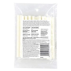 Surebonder Fabric Hot Glue Stick, Mini Size 4" L, 5/16" D - 18 Pack, Machine Washable, Use with High Temperature Glue Guns - Made in USA (FS-18), Creamy White