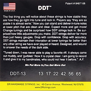 DR Strings DDT Electric Guitar Strings (DDT-13)