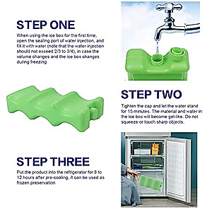 Bercoor 3pcs Breastmilk Ice Pack, Bottle Ice Packs for Breastfeeding Working Mom fit for Cans Bottles Breast Pump Bag, Red, Green, Purplem